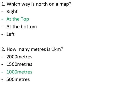 1 Which Way Is North On A Map