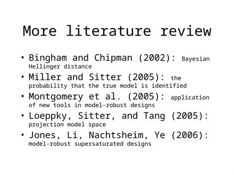 Ppt Bayesian Model Robust And Model Discrimination Designs Dokumen Tips