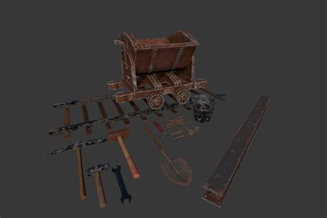 Mining Tools Pack 3d Props Unity Asset Store