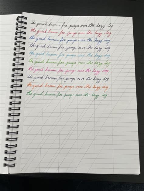 Two Months Into Cursive Practice R Handwriting