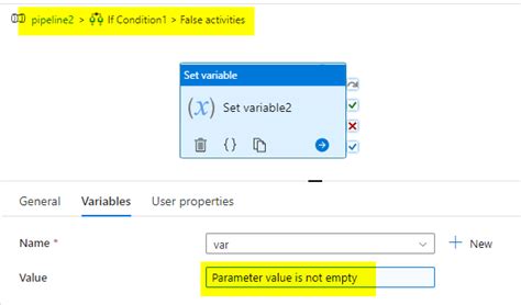 Azure How To Write An Expression That Evaluates A Pipeline Parameter