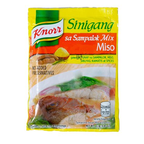 Knorr Sinigang Miso Tamarind Soup Mix 23 G Online At Best Price Lulu