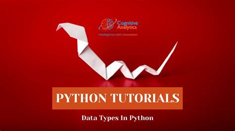 Python Data Types In Python Python Tutorial For Beginners YouTube