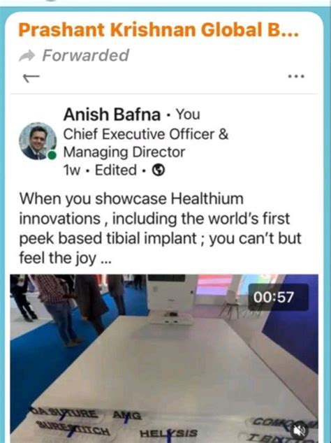 Uday Mishra Posted On Linkedin