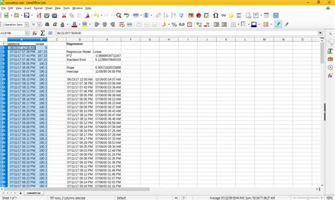 Calc How To Calculate Linear Regression With Libre Office Cross