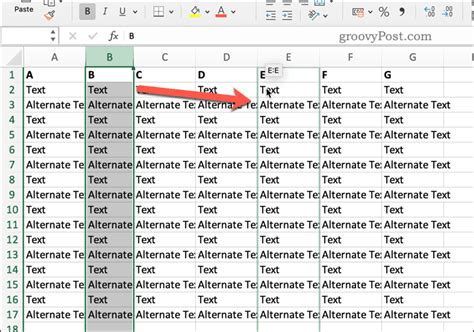 How To Move Columns In Excel