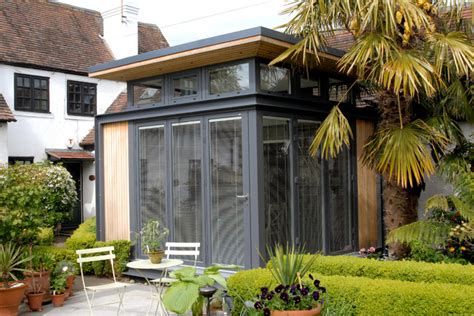 Glass And Steel Cube Contemporary Conservatory West Midlands By
