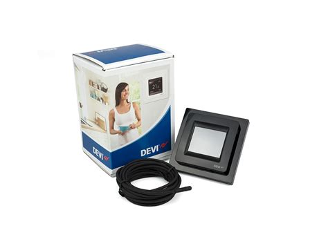 Danfoss Thermostat Devireg Touch Pure Black Barad Atlanta