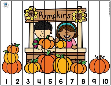 Fall Pumpkin Patch Math Puzzles English Created Resources