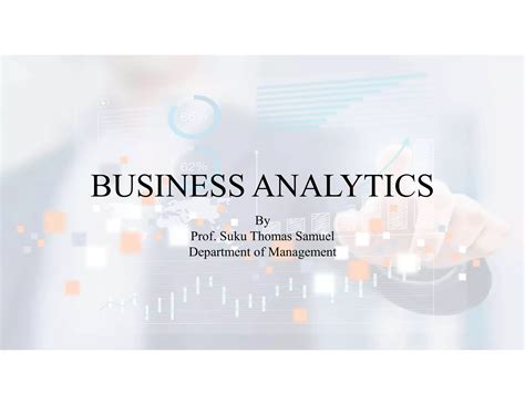 introduction to business analytics pdf