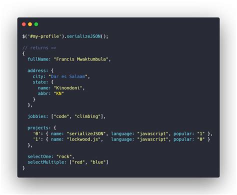 How To Serialize Html Form To Json By Francis Mwakatumbula Medium