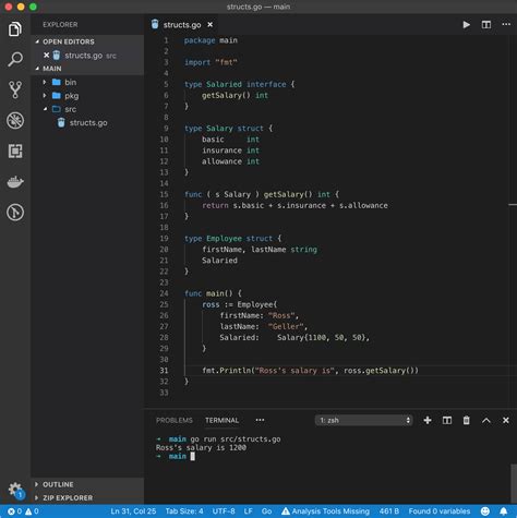 Structures In Go Structs Unlike Traditional Object Oriented By