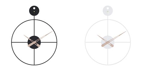 Modern Abstract Wall Clock 3d Model Blender Market