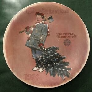 Norman Rockwell Christmas Plates For Sale Ebay