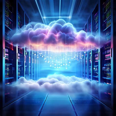 Comprehensive Abstract Cloud Computing Concept Art Innovative And Futuristic Technology