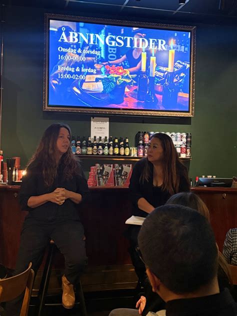 Yesterday Was The Second Joanne Talk In Pinden Bar Ann Lind Andersen Interviewed Sine