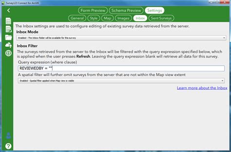 Solved Survey123 Inbox Query Show Records When A Field Ha Esri