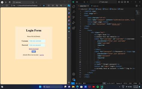 Aditya Raj Singh Gahlot On Linkedin 💻login Form Day 1 Day 5 Webdevelopment Html Css