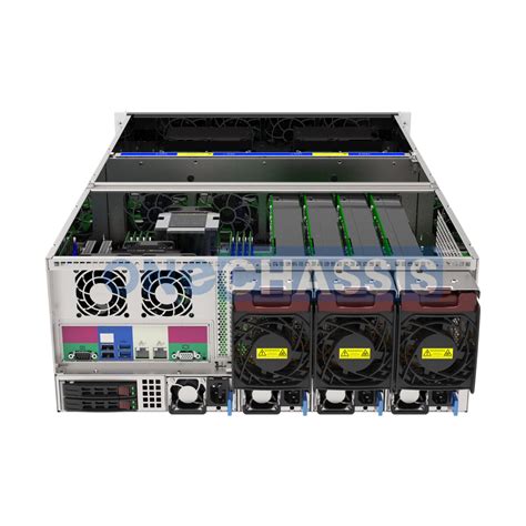 Ocg4700 4h12 C 4u Rackmount 5 Gpu Server Chassis Supports 360mm