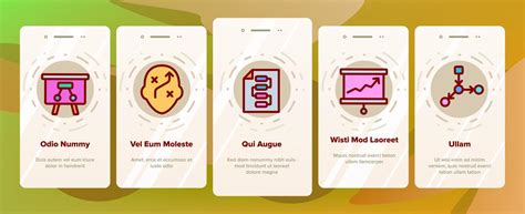 Planning Color Elements Vector Onboarding 10143274 Vector Art At Vecteezy