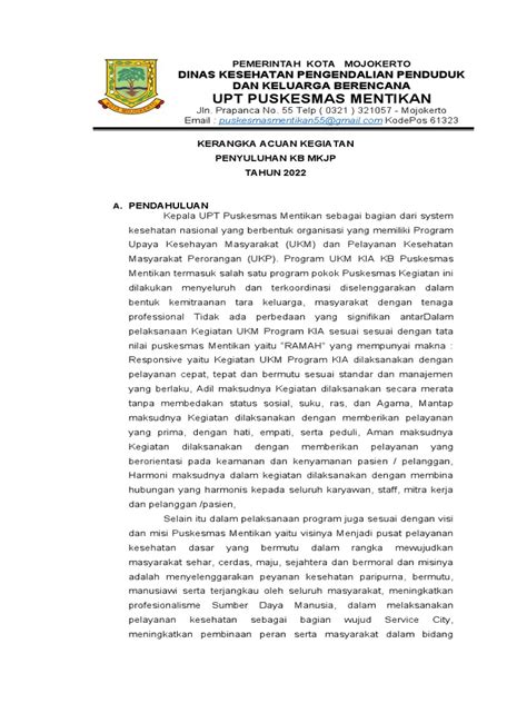 Kak Penyuluhan Kb Mkjp Pdf