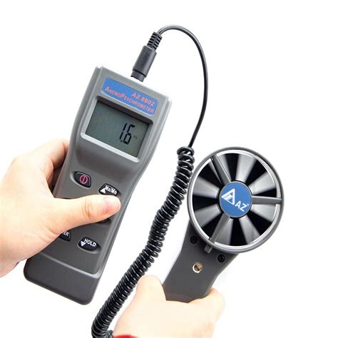 Az8902 Digital Anemometer Temperature Humidity Wind Speed Meter Air