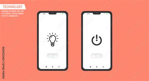 Vector On And Off Dark And Light Mode Switcher Switch For Phone Screen Tablet For Web Animation