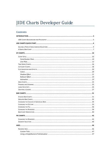 jide charts developer guide jide software