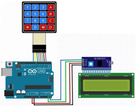 How To Use 4x4 Matrix Keypad With Arduino Ettron Books