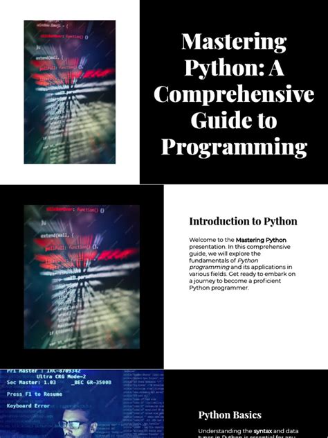 Wepik Mastering Python A Comprehensive Guide To Programming