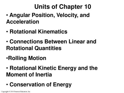 Lecture Outline Chapter 10 Physics 4th Edition James S Walker Ppt Download