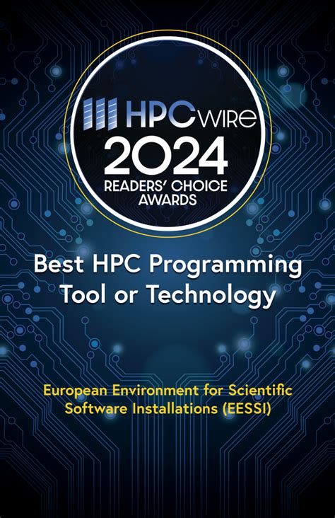 Eessi Awarded Best Hpc Software Tool National Institute Of Chemistry