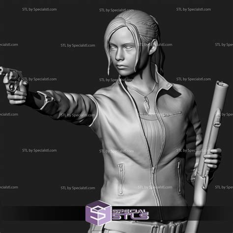 Claire Redfield 3d Model Standing Specialstl