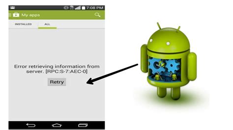 How to fix Error retrieving Information from server in Android mobile - YouTube