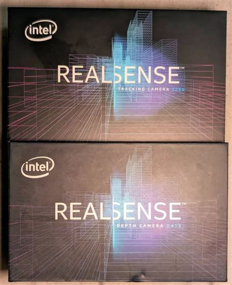 Intel Realsense Tracking Camera T265 And 3d Depth Camera D415 Vgc £71