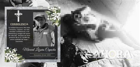 Sicarios Asesinaron A Profesor De Tres Balazos En La Cabeza