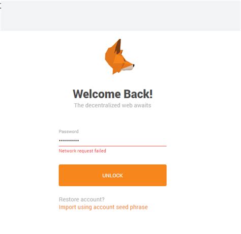 MetaMask Chrome Keeps Loading And Then Gives Me Network Request Failed Issue MetaMask
