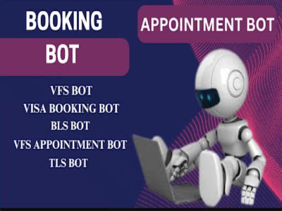 Appointment Vfs Booking Bot Notify Visa Ticket Tls Bls Automation Bot Upwork