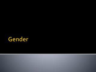 PPT Gender PowerPoint Presentation Free Download ID 2763236