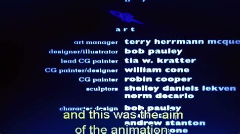Toy Story 1995 End Credits With Commentary Youtube