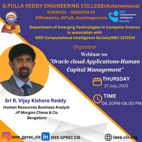 Cse Data Science Csd Gprec G Pulla Reddy Engineering College Kurnool Ap India