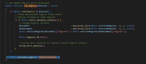 bug error log error berhasil jalankan migrasi layanan · issue 5908 · opensid opensid · github