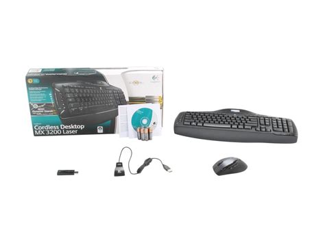Logitech Mx Black Cordless Desktop Laser Newegg Com