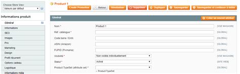 Admin Use Default Value Product View Backoffice Magento Magento