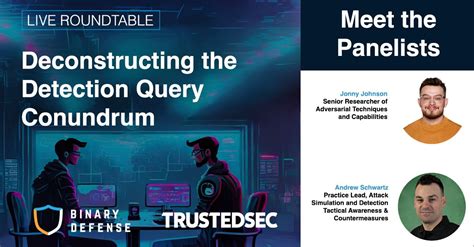 Join Our Webinar On Detection Query Conundrum Binary Defense Posted