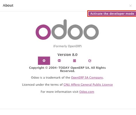 Customizing The Web Client — Odoo 160 Documentation