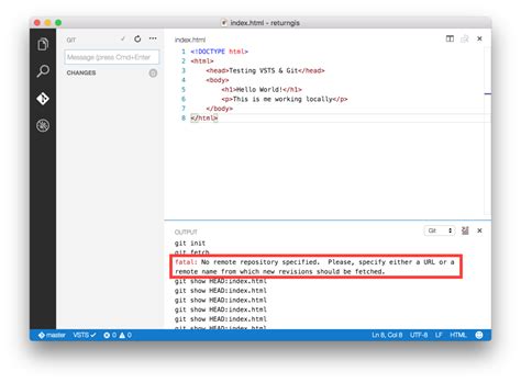 Conectar Visual Studio Code A Visual Studio Team Services Return GiS