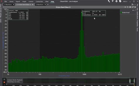Obserview 2023 Analysis Software Vibration Research