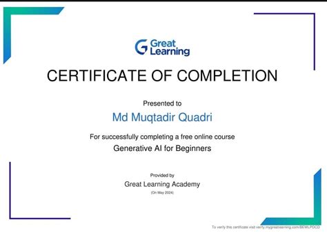 Md Muqtadir Quadri On Linkedin Generativeai Ai Greatlearning