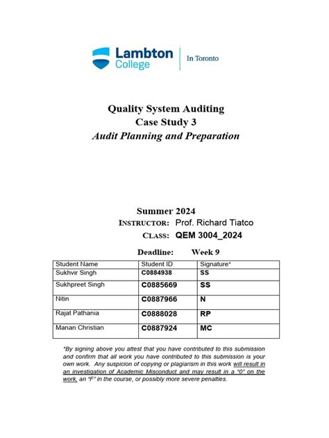 Final Audit Assignment 1 Pdf Audit Calibration